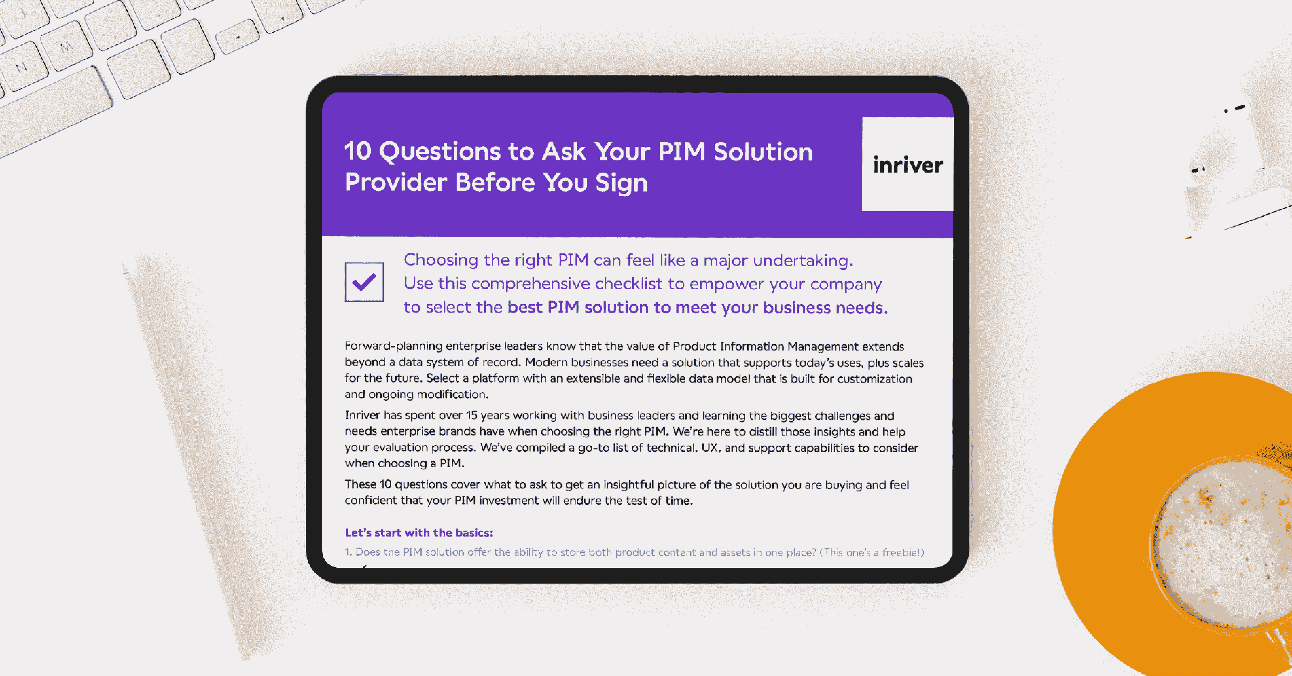 10 Questions to Ask Your PIM Solution Provider Before You Sign | Inriver